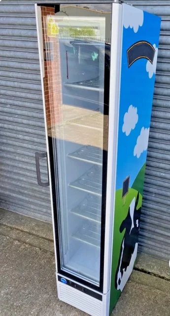 BEN & JERRY Slim-Line Upright Display Freezer Iarp White Width 38cm £ ...