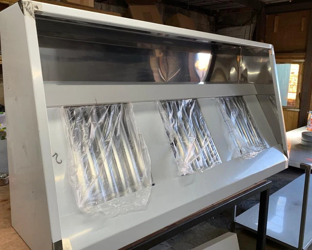 COMMERCIAL KITCHEN EXTRACTOR CANOPY/HOOD 7FT+ EXTRACTION KIT (2100mm) £ ...
