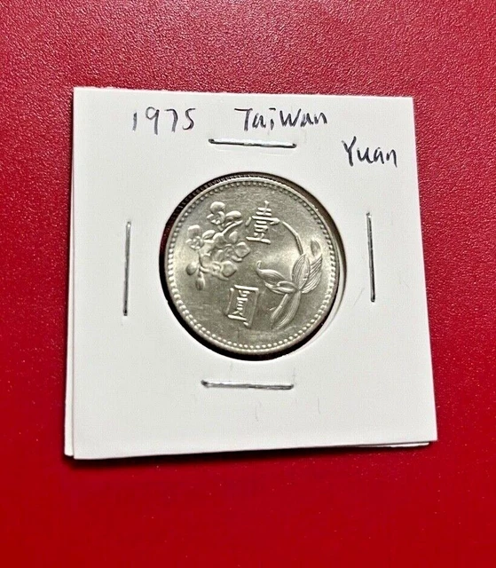1975 TAIWAN UN Yuan Pièce de Monnaie - Beau World Pièce EUR 5,44 ...