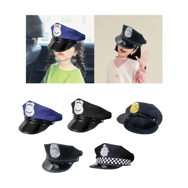 CHILDREN POLICE HAT Party Hat for Stage Performance Halloween Fancy ...