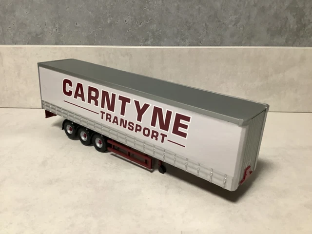 CORGI MODEL TRUCK 1:50 scale - CODE 3 CARNTYNE CURTAINSIDE TRAILER £18. ...