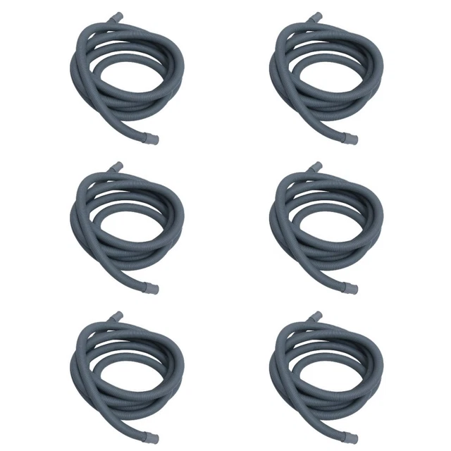 6 COUNT DRAINAGE Hose Automatic Washer Pipe Washing Machine Tube £50.35 ...