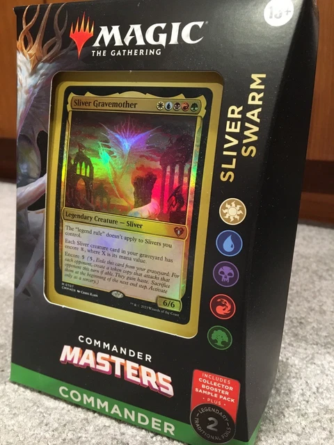 MTG: SLIVER SWARM Commander Deck - Commander Masters (CMM) Sealed $380. ...