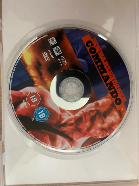 COMMANDO DVD 1985 Arnold Arnie Schwarzenegger 1980s Action Film ...