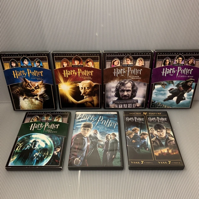 HARRY POTTER: COMPLETE 8-Movie DVD Collection ~ JK Rowling, Wizard ...