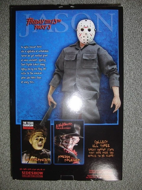 FRIDAY THE 13TH PART 3 1/6 Scale Figure Sideshow jason voorhees 2003 ...