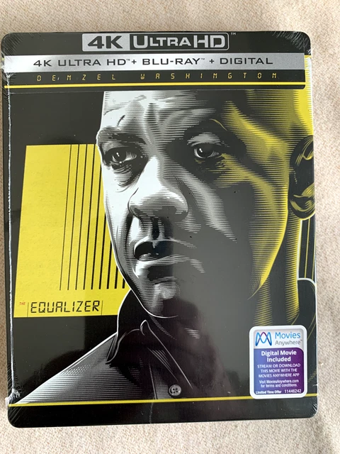 The Equaliser 4k Uhd Blu Ray Steelbook Ultra Hd Equalizer Denzil Washington New Eur 3819