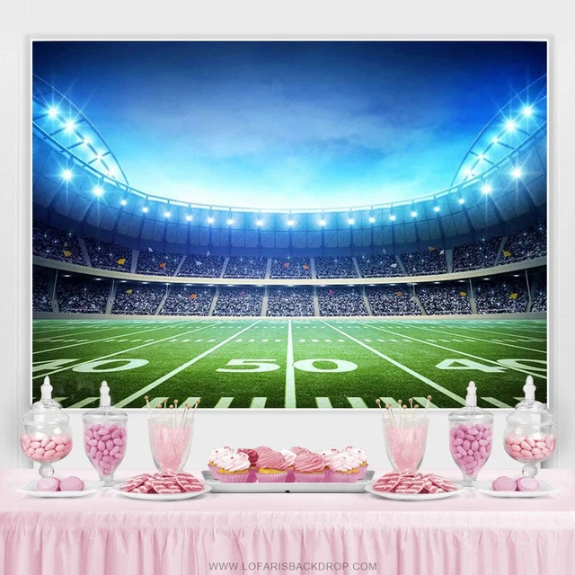 SUPER BOWL SPORT Theme Football Birthday Party Backdrop $38.07 ...