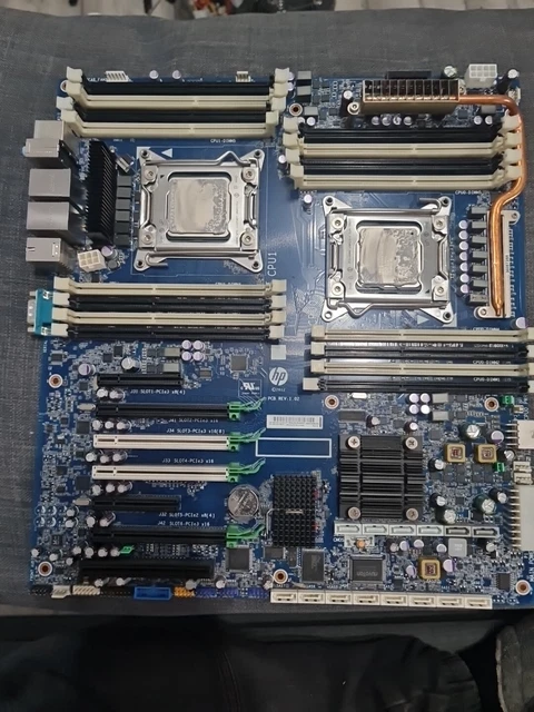 HP 708610-001 Z820 Workstation Dual Socket LGA2011 Motherboard ️ INTEL ...