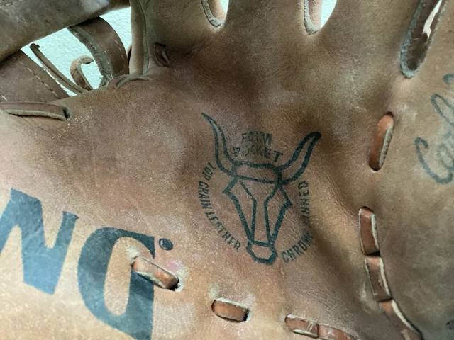 VINTAGE SPALDING CARL Yastrzemski Baseball Glove Mitt RHT Advisory ...