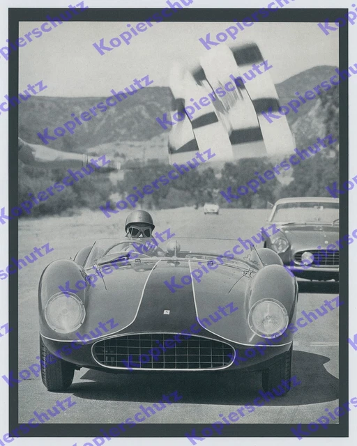 FOTO OVID NEAL Motorsport Rennfahrer Ferrari 500 TR Motorsport Los ...