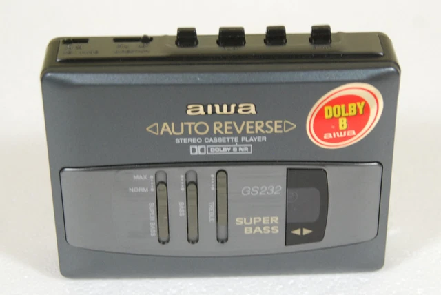 AIWA LETTORE CASSETTE stereo reverse automatico tipo HS-GS232 EUR 25,00 ...