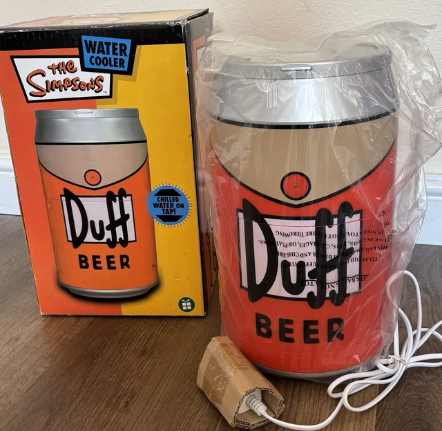 RARE THE SIMPSONS Duff Beer Can Water Cooler BRAND NEW *NEVER USED* £83 ...