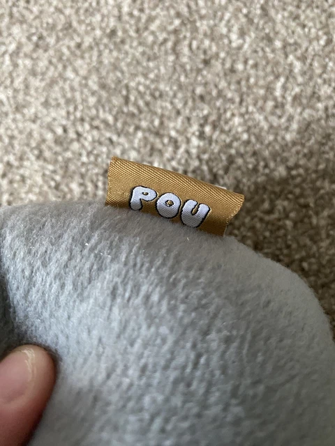 POU GREY PINK Mouse Plush Soft Toy Little Animal Stuffed Teddy £4.99 ...