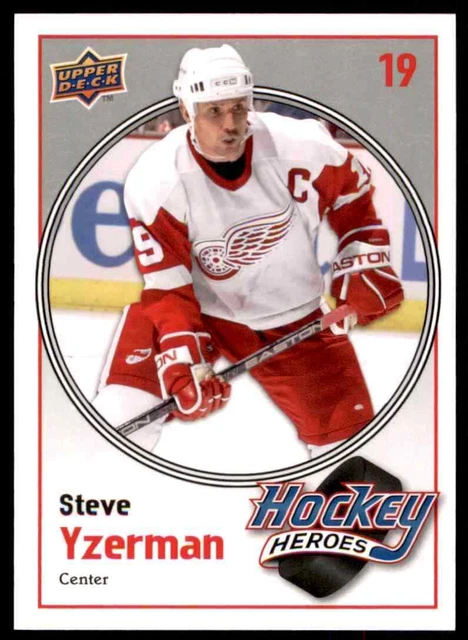 2010-11 UPPER DECK Hockey Heroes Steve Yzerman Detroit Red Wings #Hh7 ...