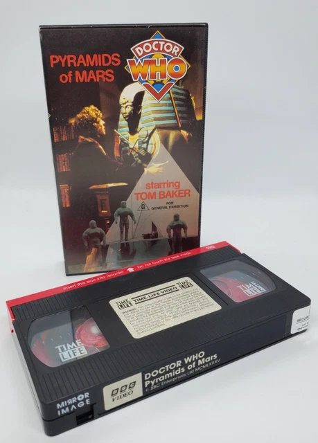 DOCTOR WHO TIME LIFE PYRAMIDS OF MARS VHS EXCLUSIVE Dr AUSTRALIAN TOM ...