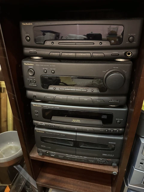 VINTAGE TECHNICS CD stereo system seperated model sc-ch550 compact disc ...
