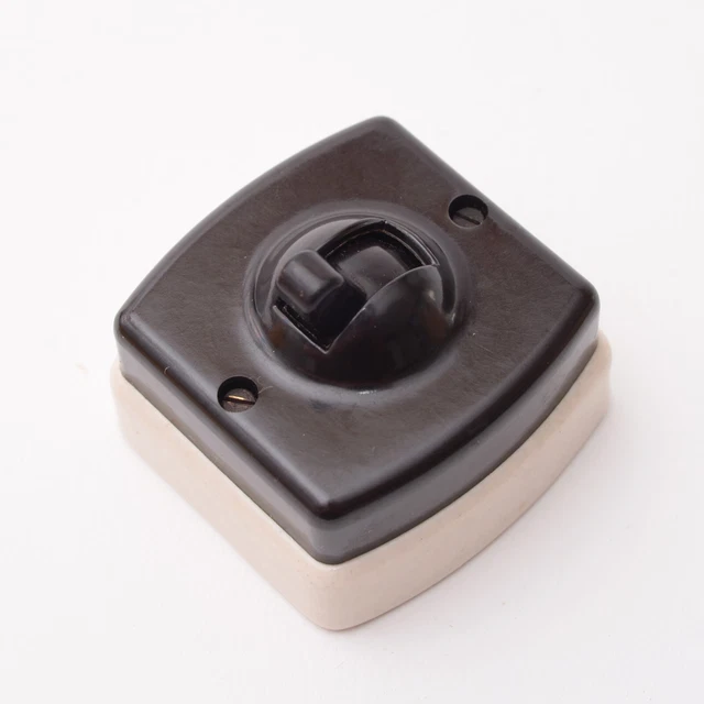 VINTAGE BAKELITE LIGHT Switch Toggle Dolly Tumbler New Old Stock Retro ...