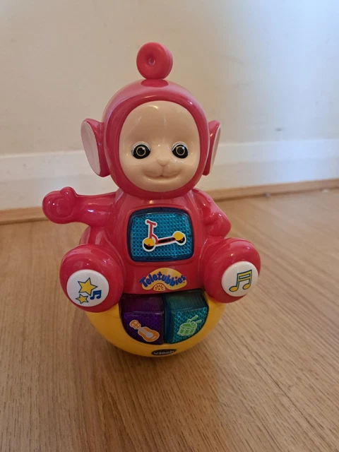 VTECH TELETUBBIES WOBBLE Rock & Roll Po Interactive Baby / Toddler Toy ...