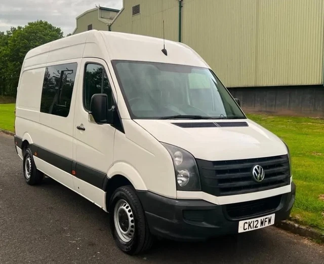 VW CRAFTER CREW cab 5 Seater Race van with garage 2012 CR35 £8,000.00 ...