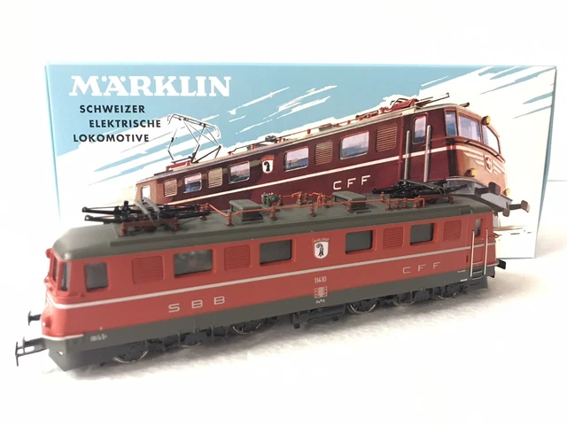 MÄRKLIN H0 30501-02 E-Lok AE 6/6 SBB rot digital wie neu OVP 30501 EUR 239,99 - PicClick DE