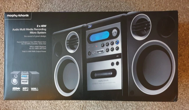 MORPHY RICHARDS 29114 Stereo AM FM DAB CD Radio Micro System With RDS ...