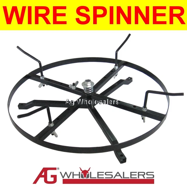 WIRE SPINNER DISPENSER - Full Size Steel Wire Electric Fence Fencing ...