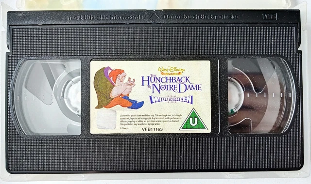 THE HUNCHBACK OF Notre Dame VHS 2000 Walt Disney Classics Demi Moore ...
