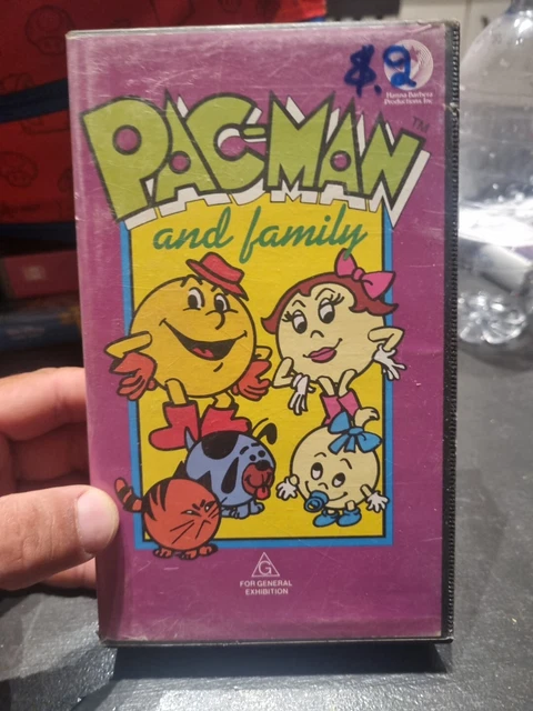 PAC-MAN AND FAMILY - VHS 1982 - Rare - V12 £12.34 - PicClick UK