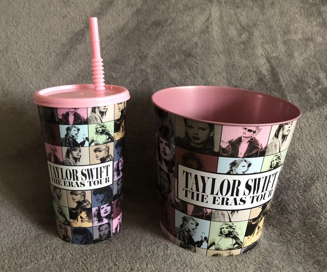 TAYLOR SWIFT THE Eras Tour Bundle Kino Popcorn Eimer Trinkbecher - NEU ...