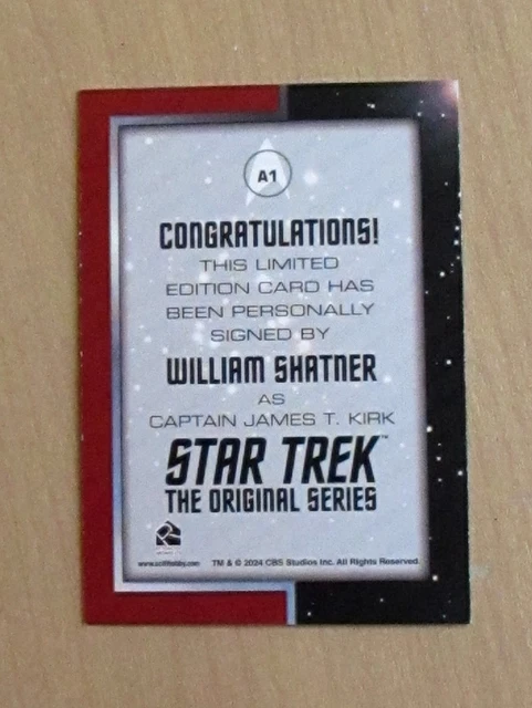 2026 RITTENHOUSE STAR Trek Connections autograph series auto William ...