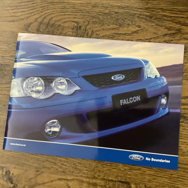 2004 FORD FALCON Ba Fairmont Barra Xr8 Prestige New Zealand Nz Brochure ...