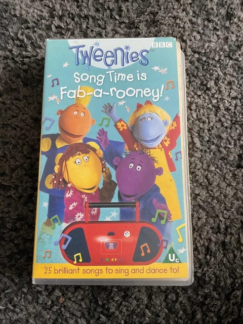 TWEENIES - BBC VHS VIDEO - SONG TIME IS FAB-A-ROONEY! VHS Video Tape ...