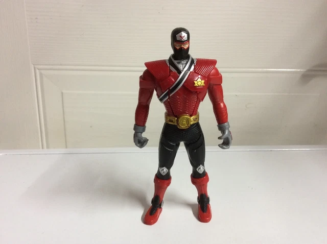 FIGURINE ARTICULÉE POWER Rangers Samurai Switch Morphin Red Ranger 6 ...