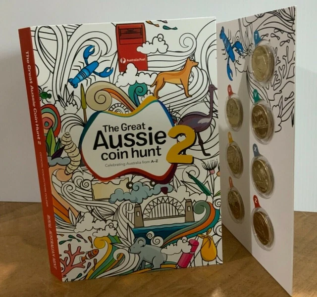 2021 THE GREAT Aussie Coin Hunt 2: $1 Alphabet A-Z Unc Coin Set In ...