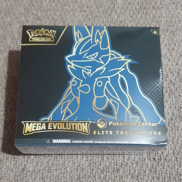 POKÉMON TCG MEGA Evolution Pokémon Center Elite Trainer Box Lucario ...