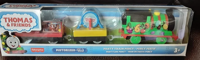 THOMAS AND FRIENDS Trackmaster Party Train Percy Motorized Engine Train ...