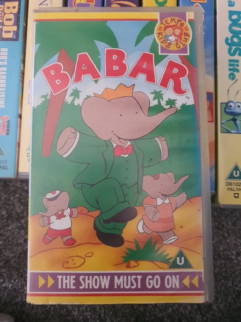 BABAR - THE Show Must Go On (VHS, 1991) £8.00 - PicClick UK