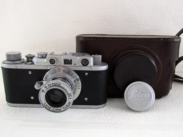 LEICA II(D) K.M. KRIEGSMARINE WWII Vintage Russian 35mm CHROME Camera ...