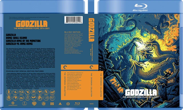 GODZILLA MONSTERVERSE COLLECTION - Custom Blu-ray Cover W/ Empty Case (No Discs) EUR 15,83 ...