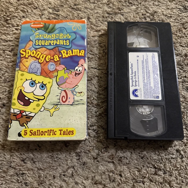 SPONGEBOB SQUAREPANTS SPONGE-A-RAMA (VHS, 2003) £11.33 - PicClick UK