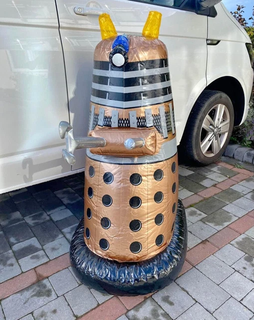 DOCTOR WHO DALEK Invasion Earth 2015AD - Gold 4ft Inflatable Movie ...