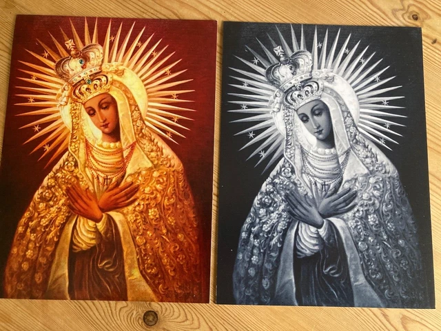 OUR LADY GATE of the Dawn Catholic Orthodox Icons Virgin Mary x2 £8.99 ...