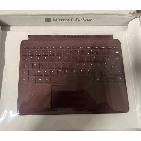 MICROSOFT SURFACE GO 1-4 Belgian Keyboard AZERTY Layout Burgundy £31.99 ...