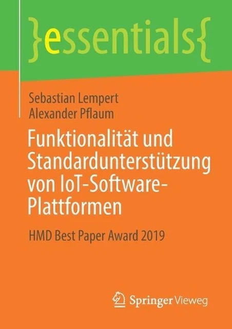 FonctionnalitÉ Et Support Standard Des Plates Formes Logicielles Iot Hmd Best Pa Eur 26 66