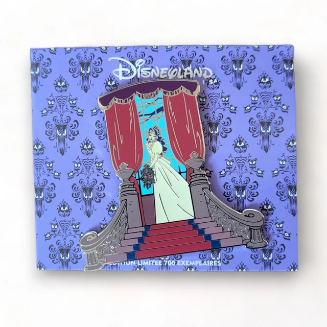 DISNEY PHANTOM MANOR Bride Melanie Attraction Pin - EL700 / Disneyland ...