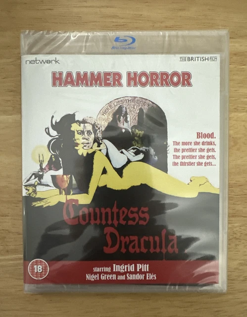 COUNTESS DRACULA (BLU-RAY) Hammer Horror Ingrid Pitt & Nigel Green ...
