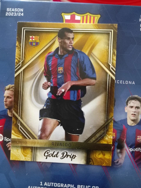 RIVALDO GOLD DRIP Topps FC Barcelona Team Set 2023/2024 EUR 5,99 ...