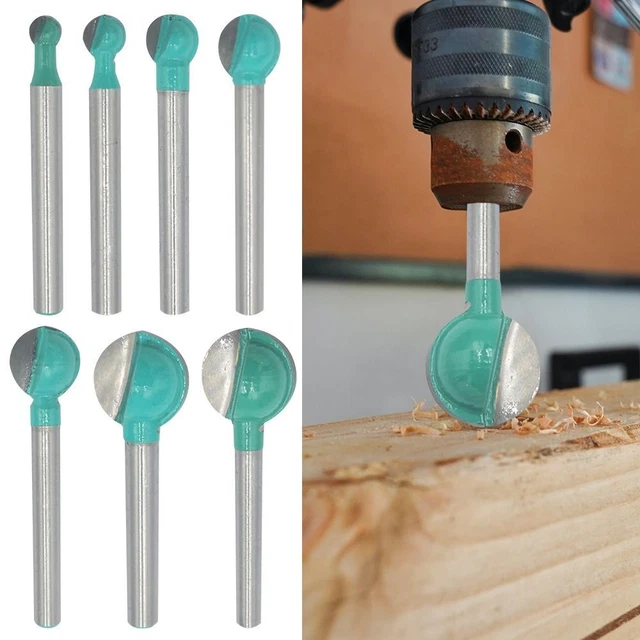 6MM SHANK CARVING Bit Ball Nose Round Router Bit Milling Bit ...