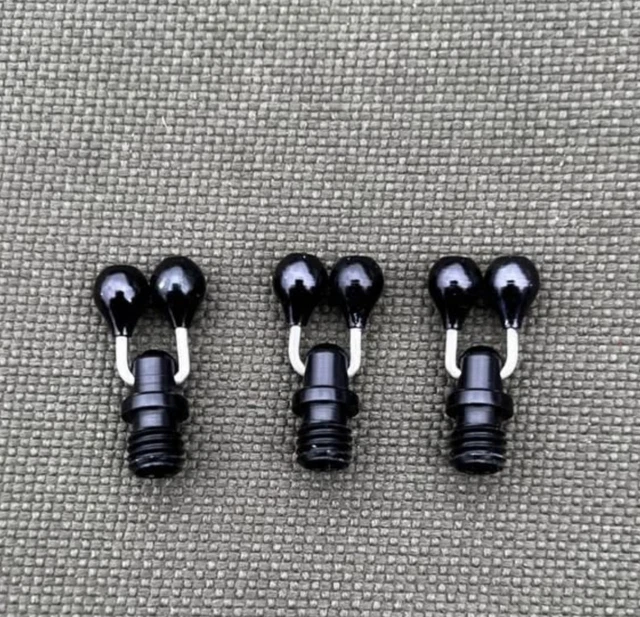 FOX BLACK LABEL Pivoting Ball Clips x3 Black £31.88 - PicClick UK